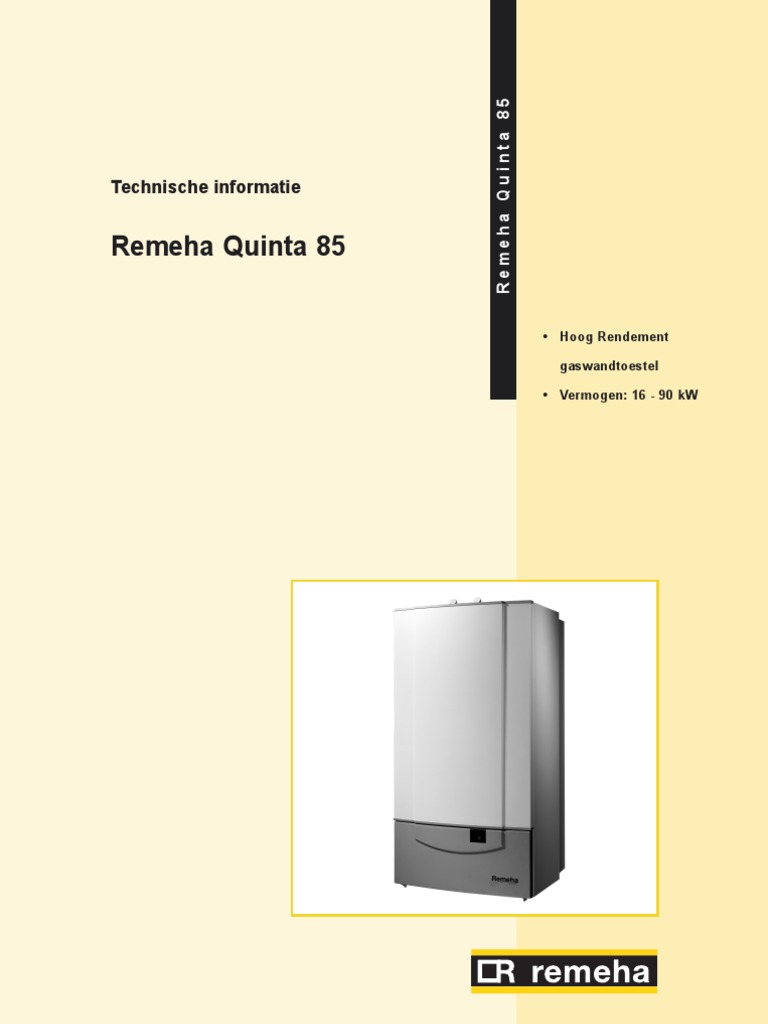 Remeha Quinta 85 | PDF