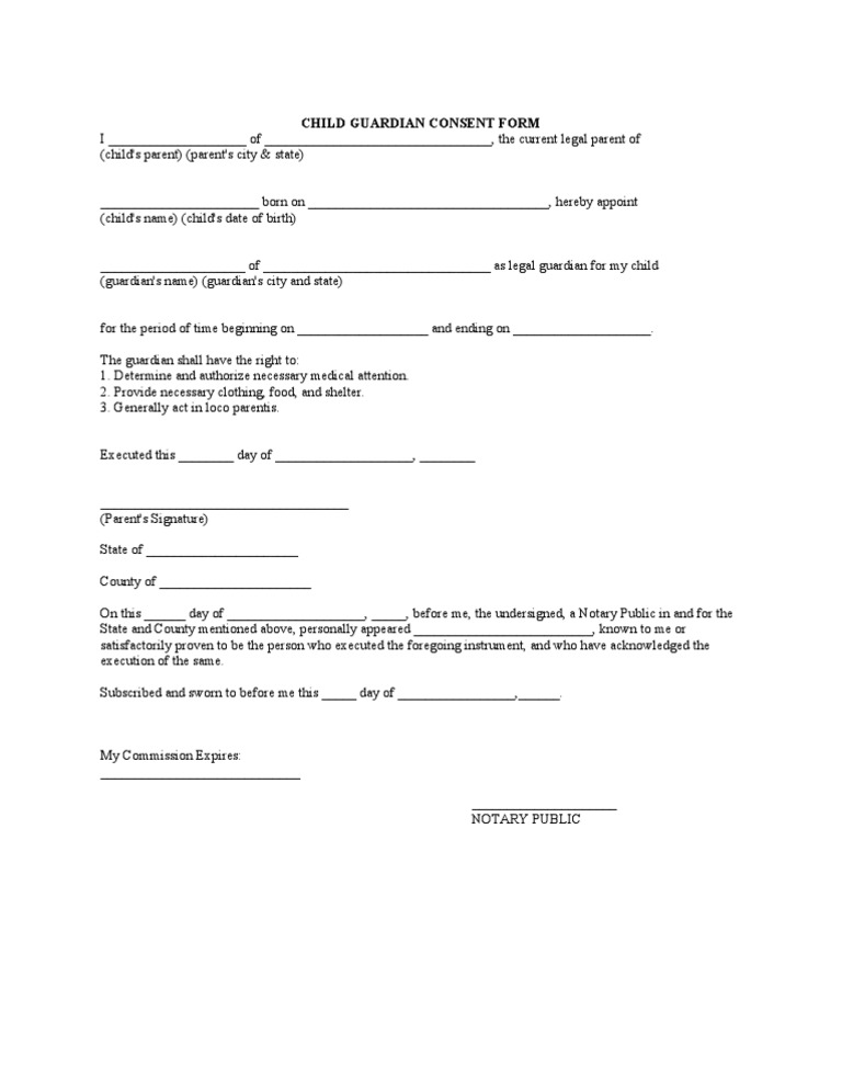 Guardian Consent Form | PDF