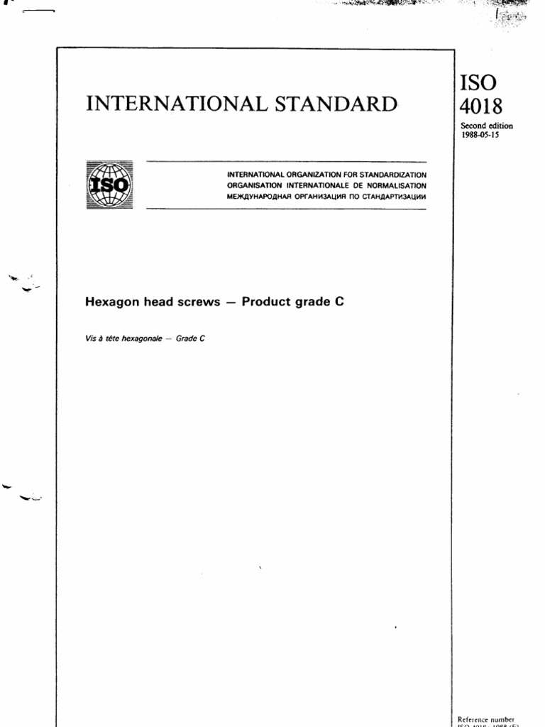 ISO 4018-1988