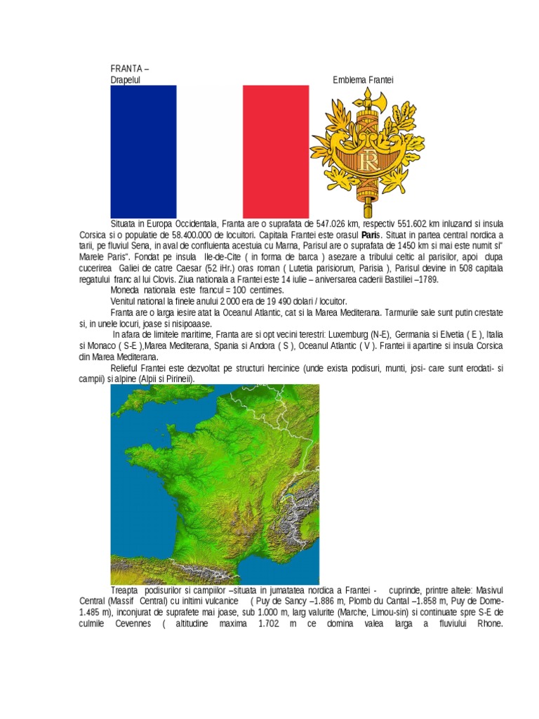 Totul Despre Franta | PDF