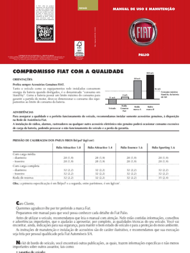 Manual - Fiat Palio | PDF