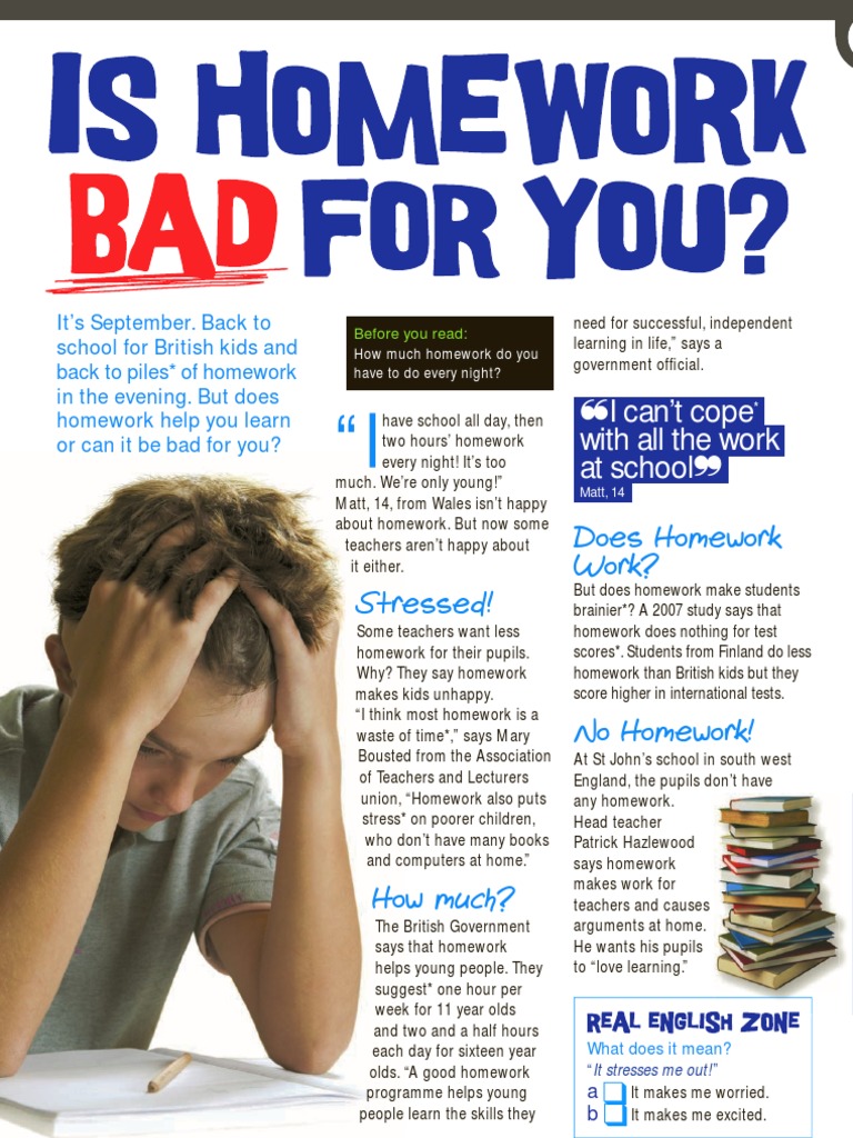 Homework: Helpful or Harmful? | PDF | Homework | Teachers