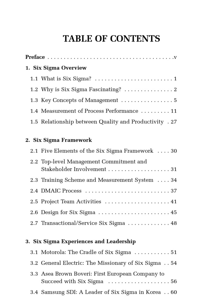 Six Sigma BooK Part1 | PDF | Six Sigma | Normal Distribution