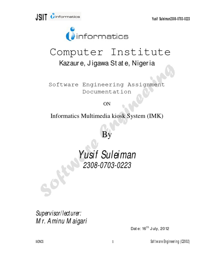 Software Engineering Assignment | PDF | Software Prototyping | Prototype