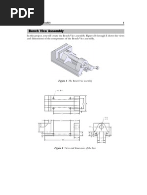 Bench Vice Assembly Drawing