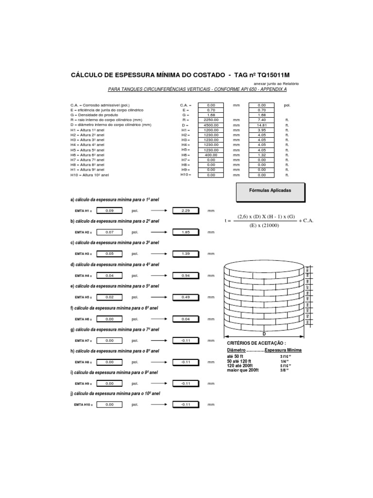 Api 650 | Download grátis PDF | Estrada