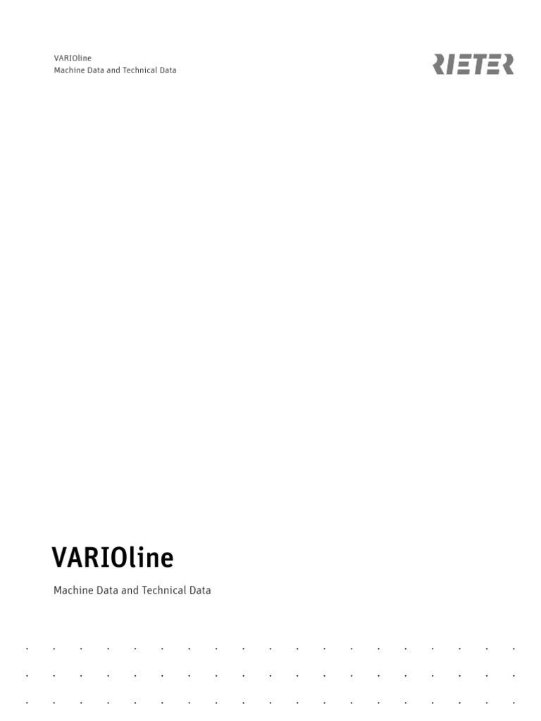 VARIOline DS Brochure 2462-V1 en Original 44228 | PDF | Kilogram | Watt