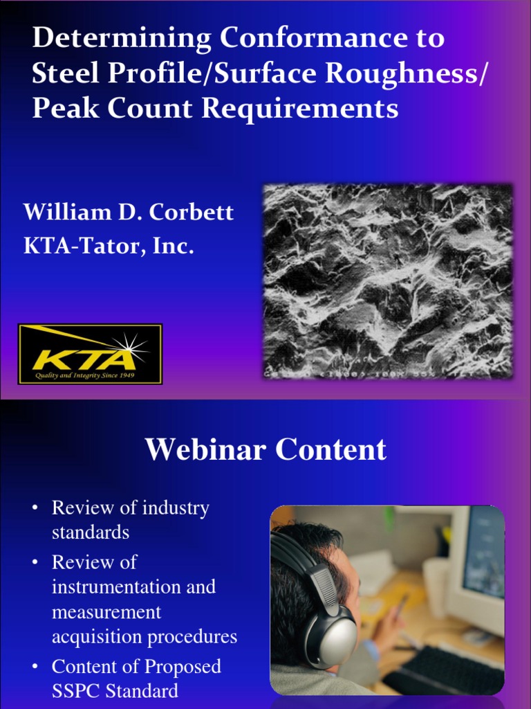 Profile Measurement Webinar | PDF | Surface Roughness | Abrasive
