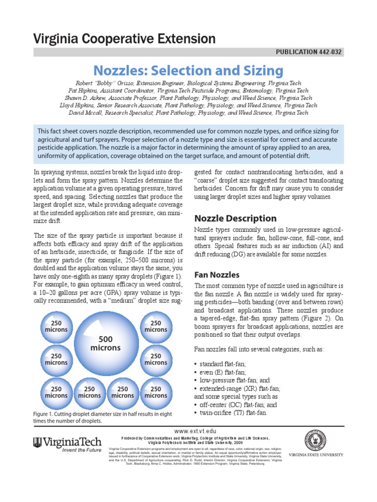 Nozzle Selection and Sizing: A Guide to Choosing the Proper Nozzle Type ...