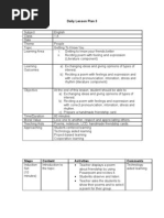 Nouns Lesson Plan-NSC Format | PDF | Lesson Plan | Cognitive Science