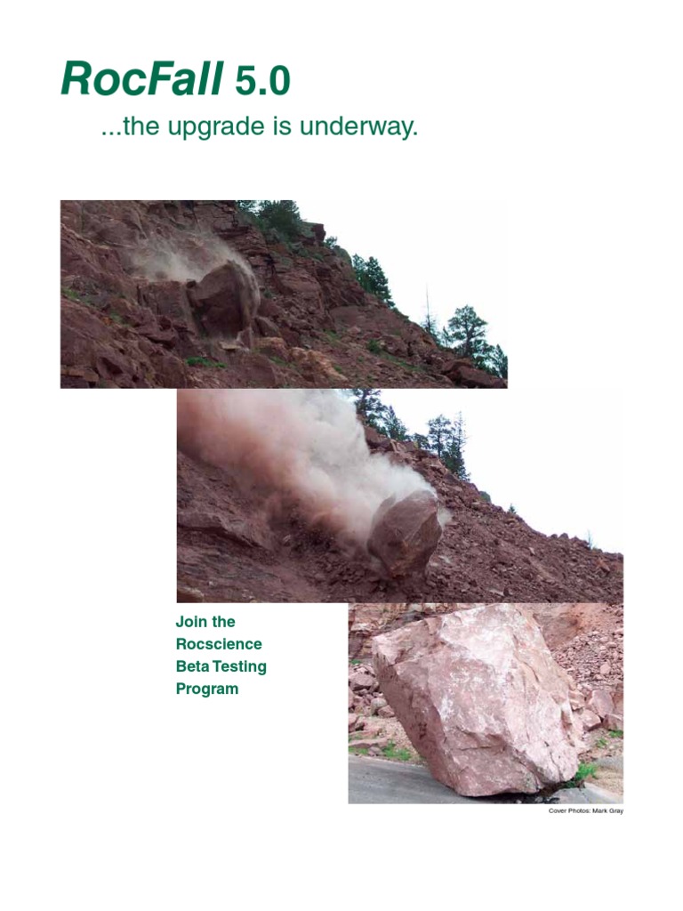 Rocfall 5 Beta Pdf Software Testing Areas Of Computer Science