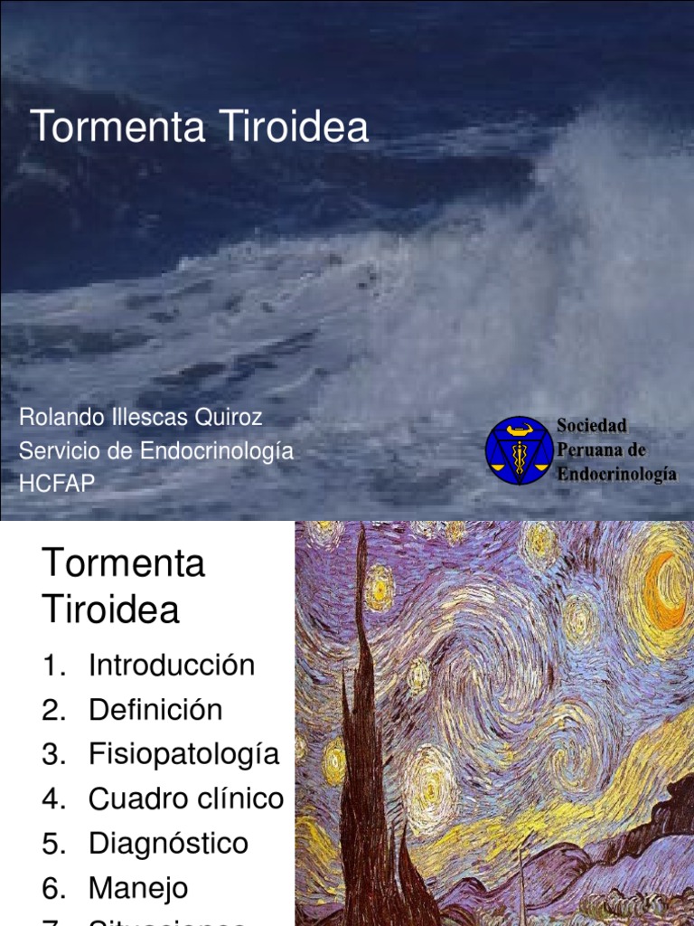 Tormenta Tiroidea | PDF | Hipertiroidismo | Órgano (anatomía)