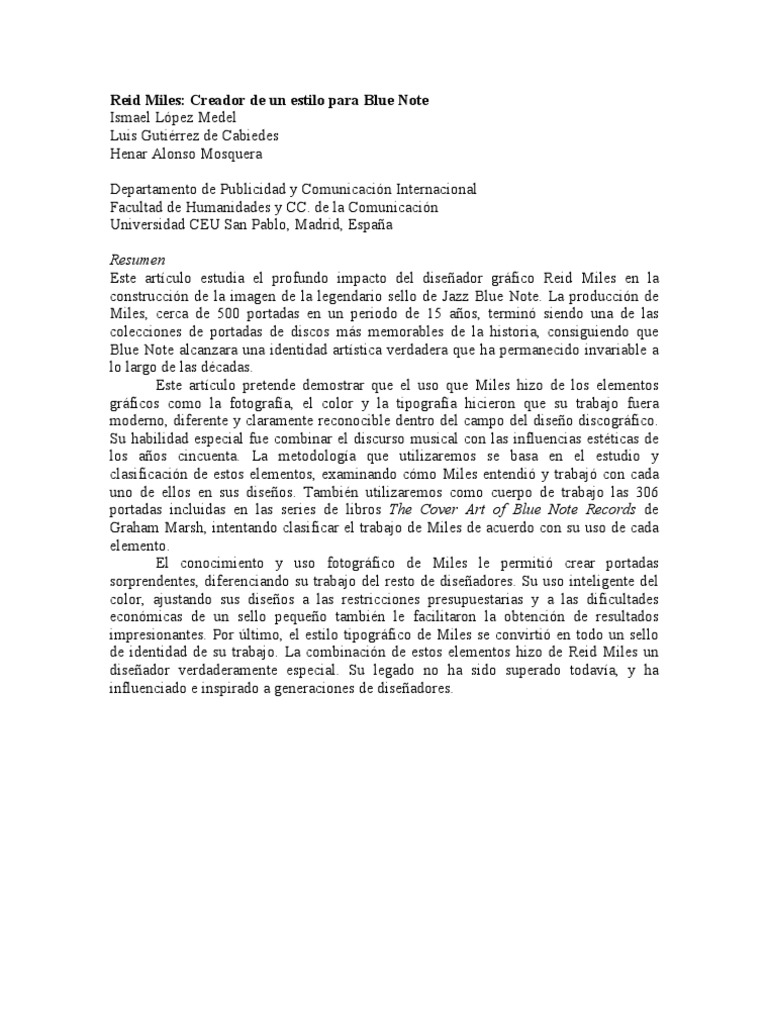 Reid Miles Blue Note Records A094 | PDF | Tipografía | Fotografía aérea