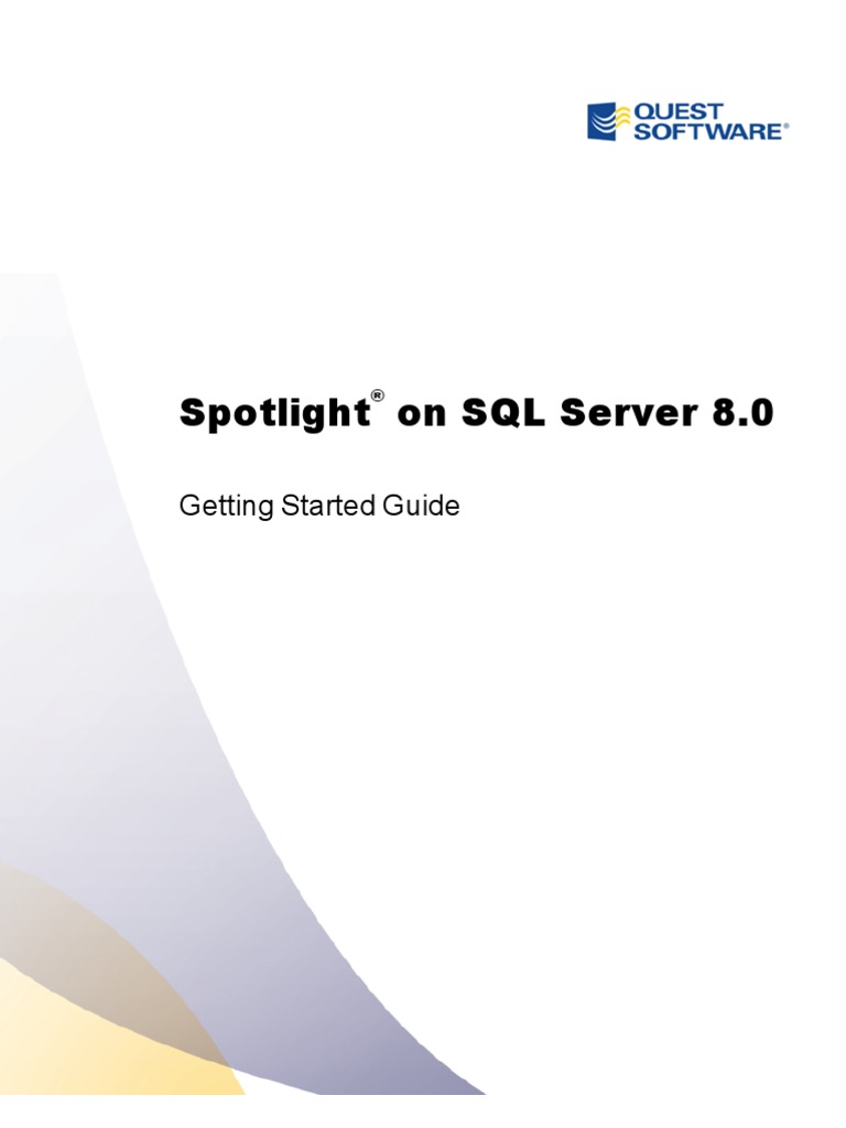 Spotlight On SQL Server Getting Started Guide | PDF | Microsoft Sql ...