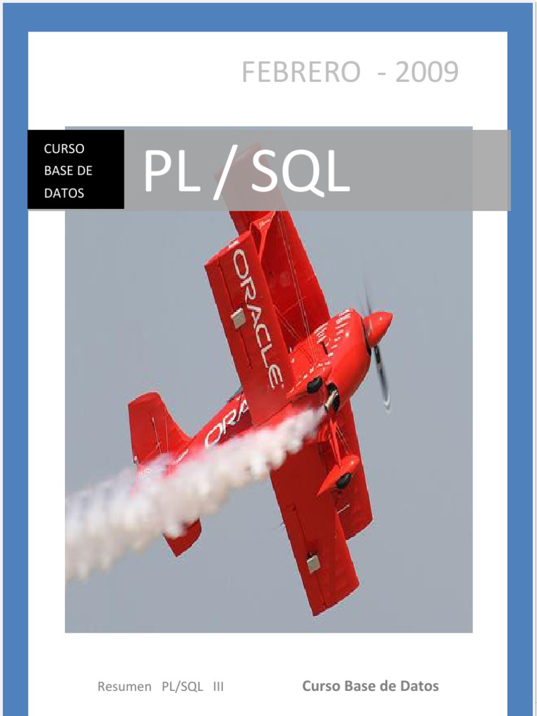 Tema9-PLSQL Oracle | PDF | Pl / Sql | Tabla (base de datos)