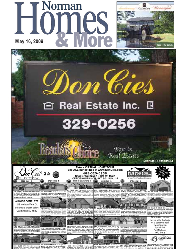 Norman Homes and More - May 16 Edition | PDF | Architectural Elements ...