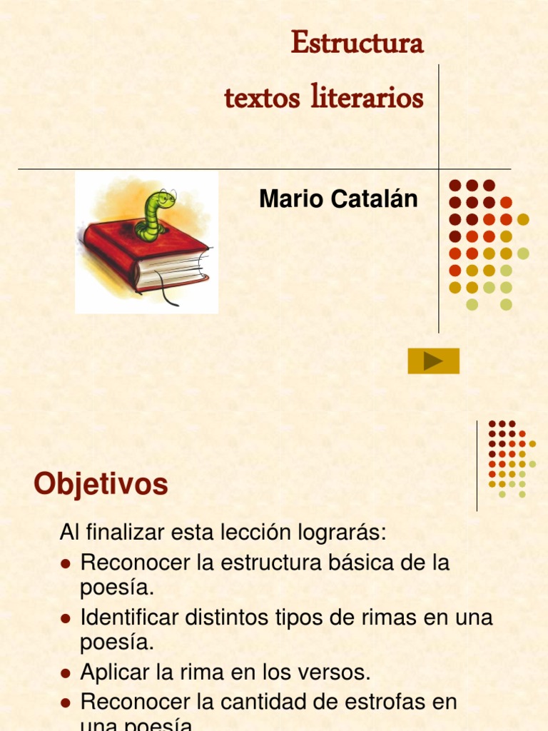 Estructura Textos Liricos | Rima | Metáfora