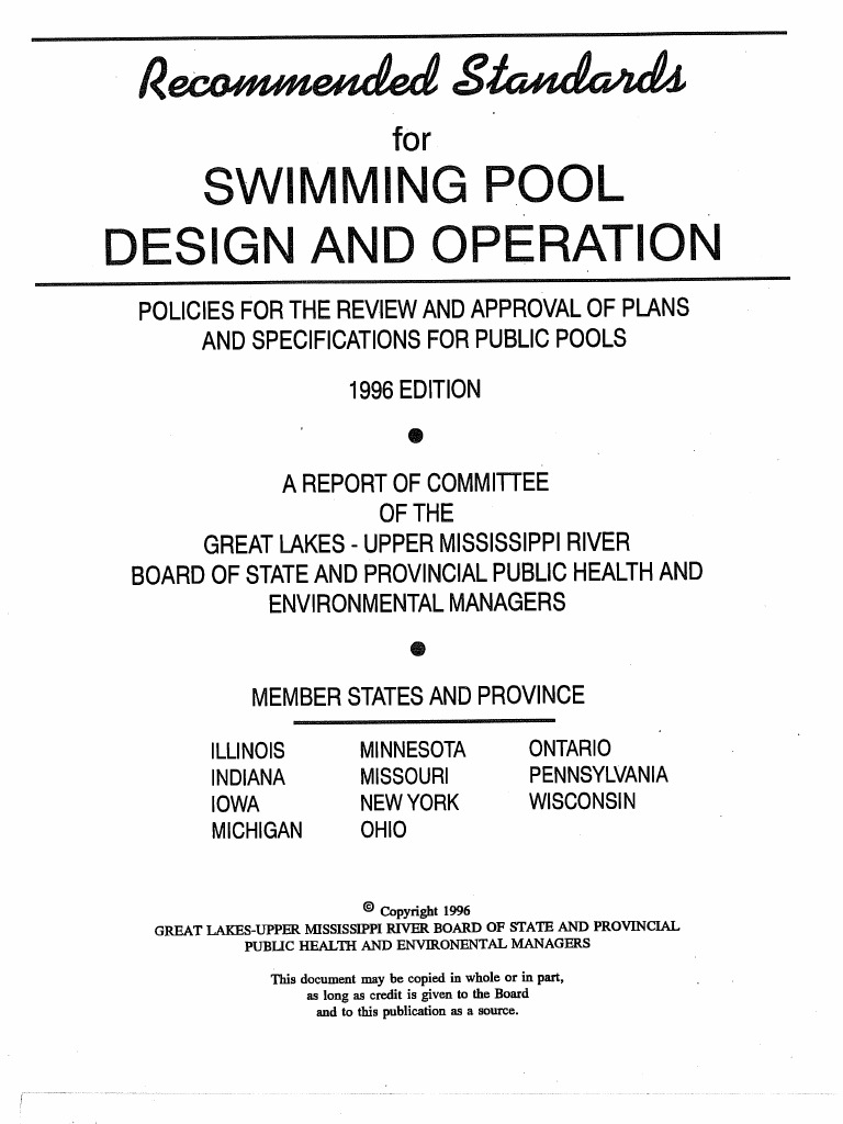 Swimming Pool Design Guide | PDF