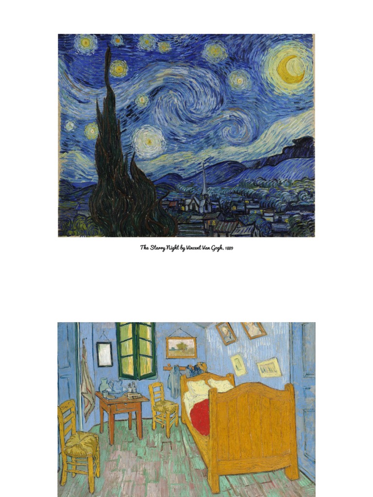 Famous Paintings by Van Gogh and Monet | PDF | Series Of Vincent Van ...