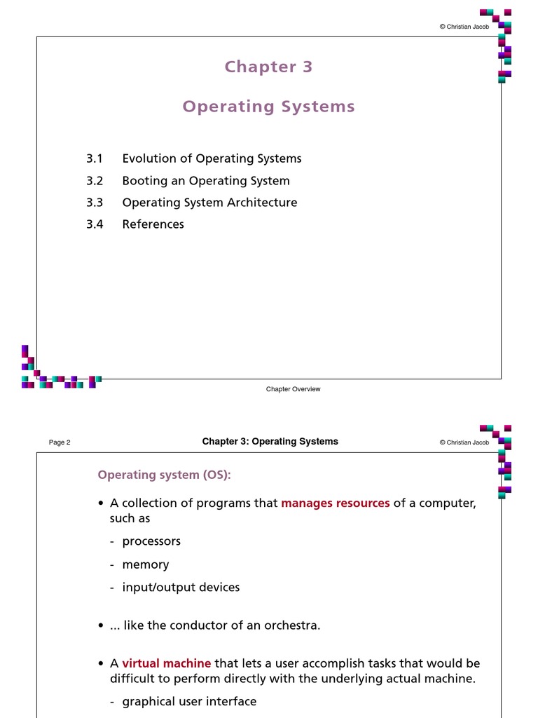 Operating Systems | PDF | Operating System | Process (Computing)