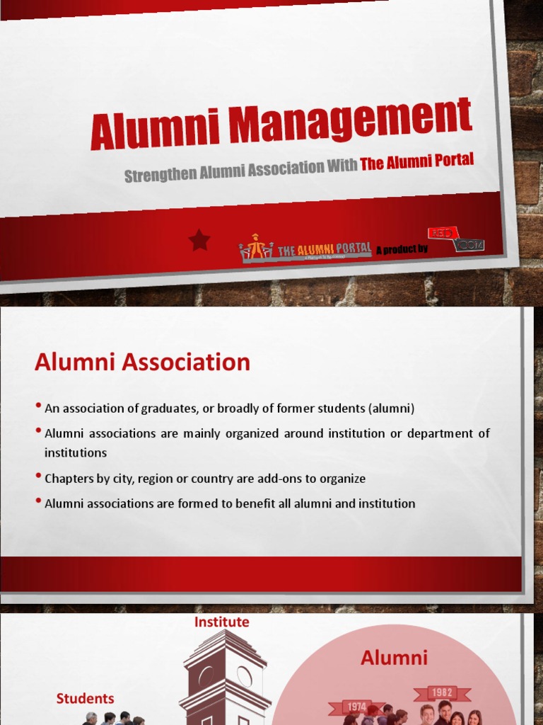 Alumni Management | PDF | Social Networking Service | Fundraising