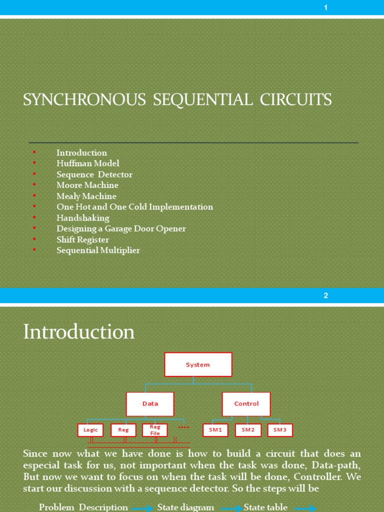Synchronous Sequential Circuits | PDF | Areas Of Computer Science | Digital Technology