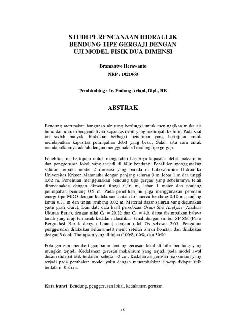 Bendung Gergaji | PDF