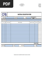 Material Return Form: (Time: ...... : ...... ) 24 Hours | PDF