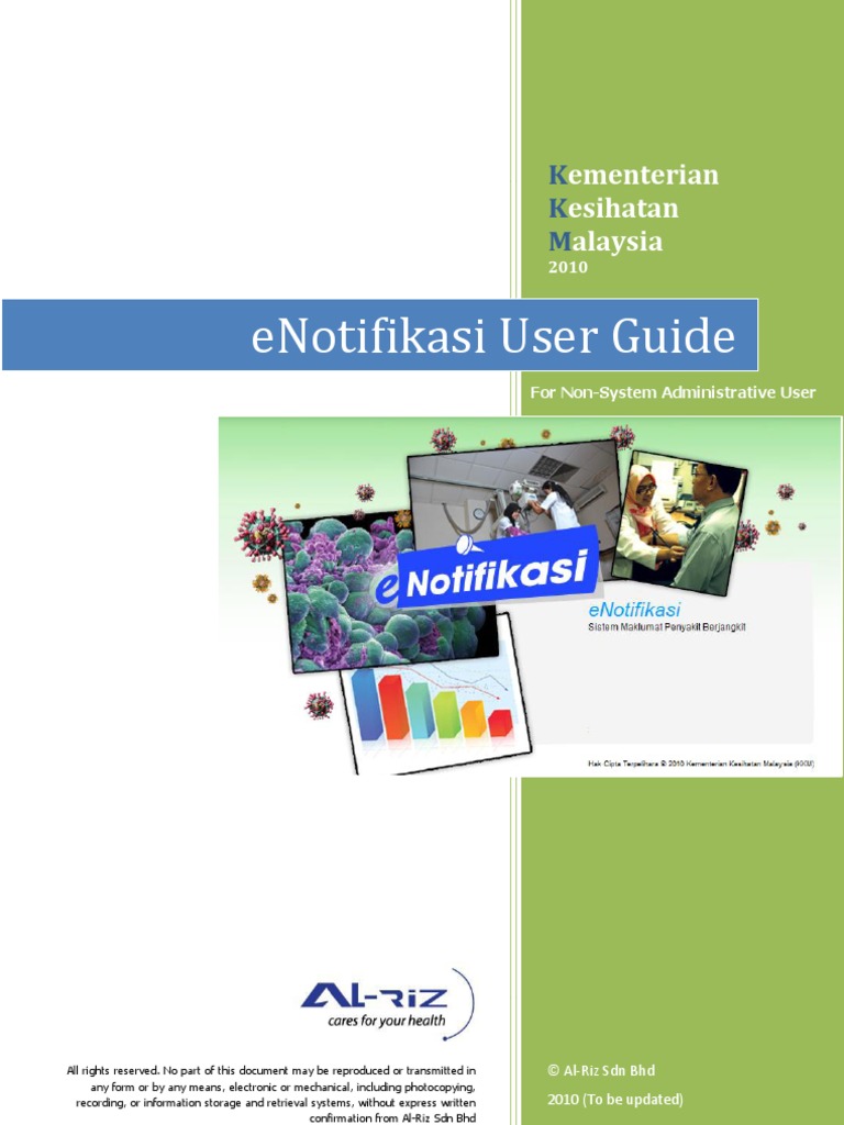 MANUAL Enotifikasi Versi Baru | PDF | Computing | Software