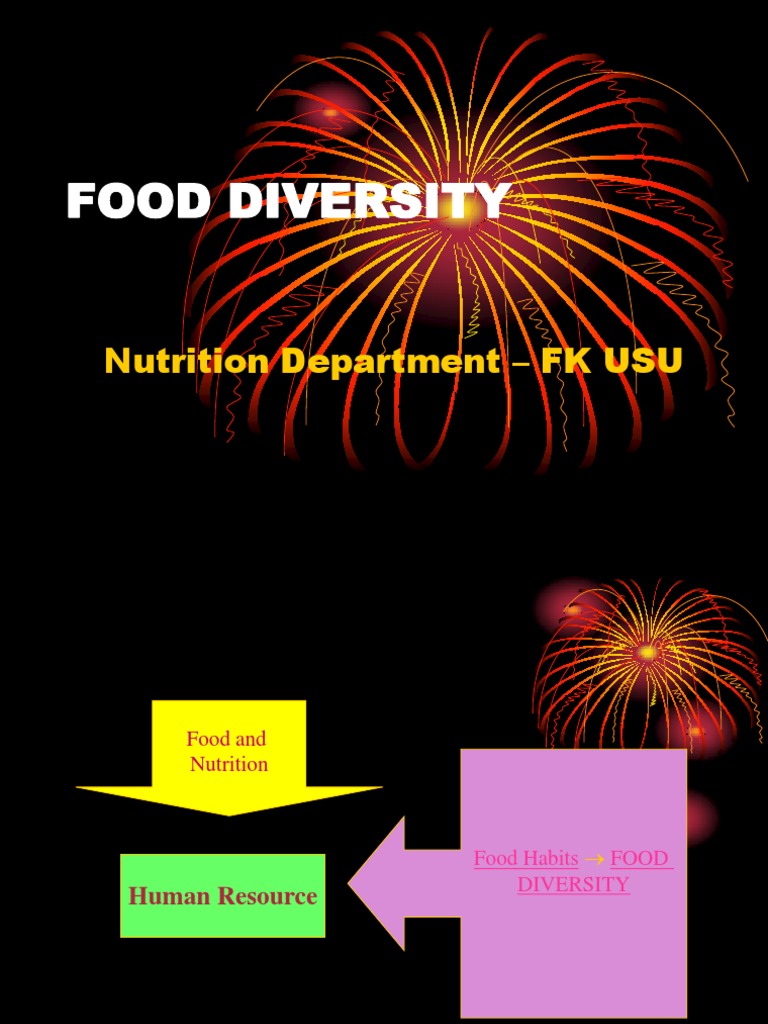 Food Diversity: Nutrition Department - FK USU | PDF | Vegetables | Foods