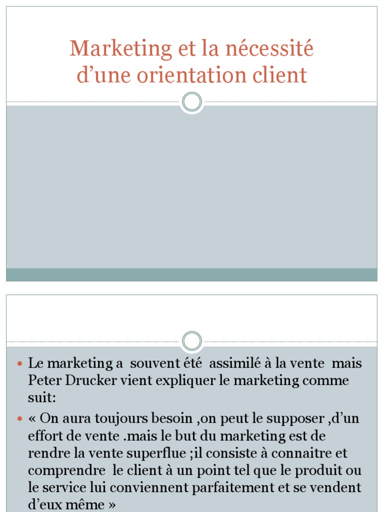 1-Introduction Au Marketing | PDF | Sodles | Commercialisation
