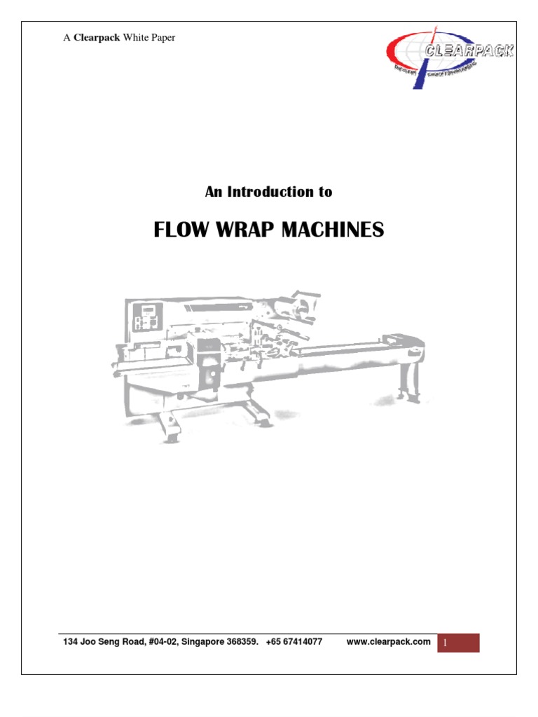 Flow-Wrap-Machines.pdf | Packaging And Labeling | Industries