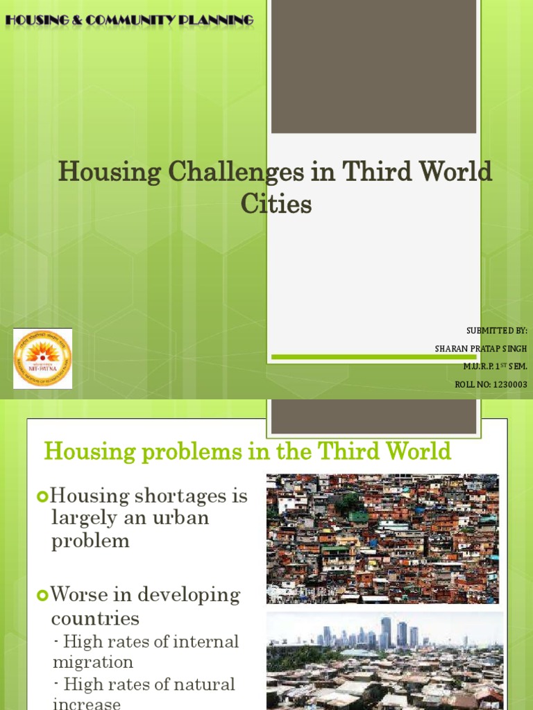 Housing Challenges | PDF | Slum | Squatting