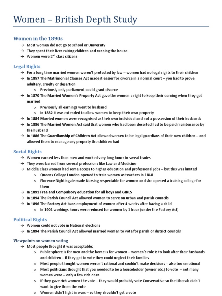 Women and The Suffrage Movement | PDF | Suffragette | Emmeline Pankhurst