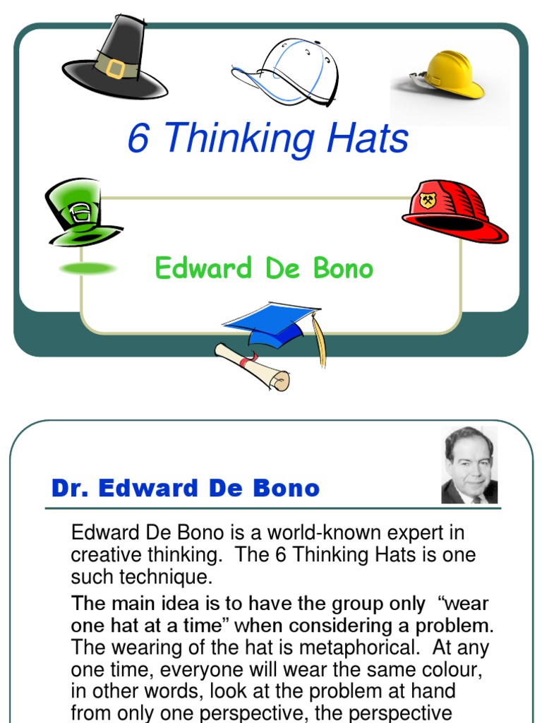 6 Thinking Hats | PDF | Thought | Color
