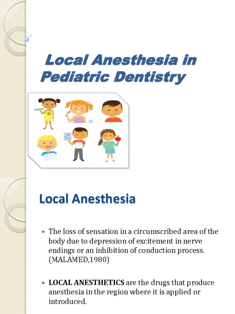 Local Anesthesia in Pediatric Dentistry | PDF | Injection (Medicine ...