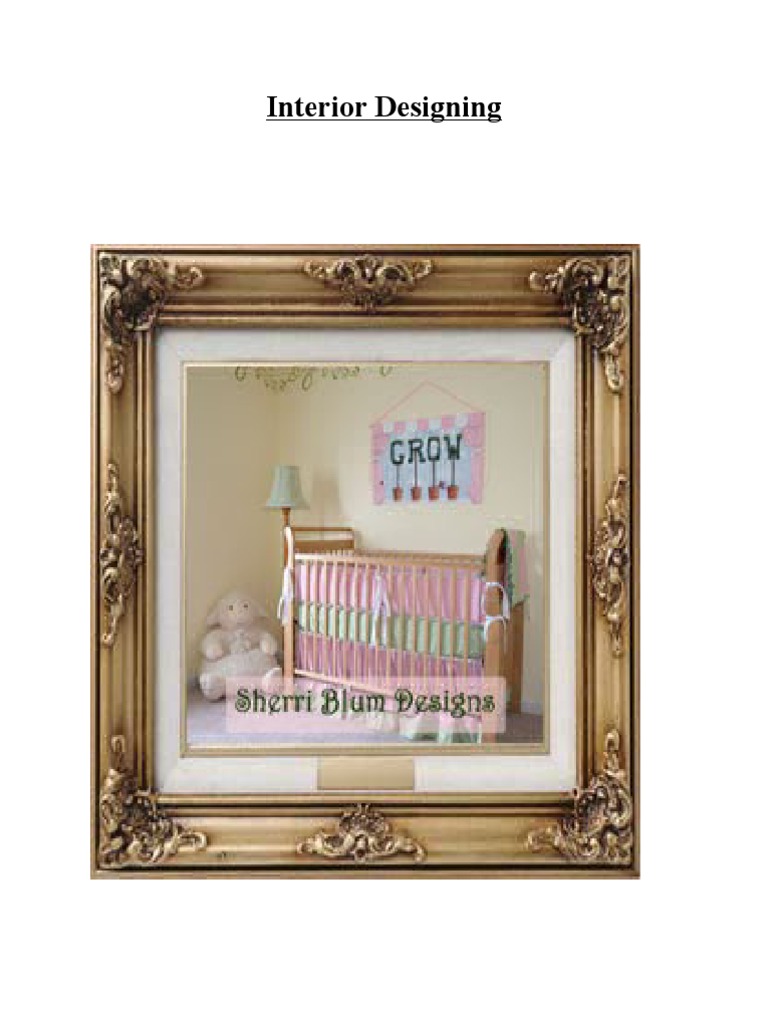 Final Project Report On Interior Designing | PDF | Interior Design ...