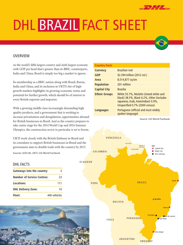 DHL Brazil Fact Sheet (Updated) | PDF | Bric | Brazil