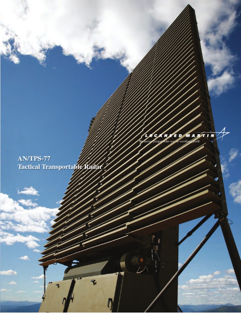 TPS77 Brochure | PDF | Radar | Military Technology
