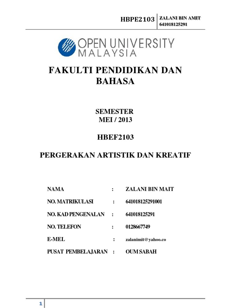 Pergerakan Kreatif | PDF
