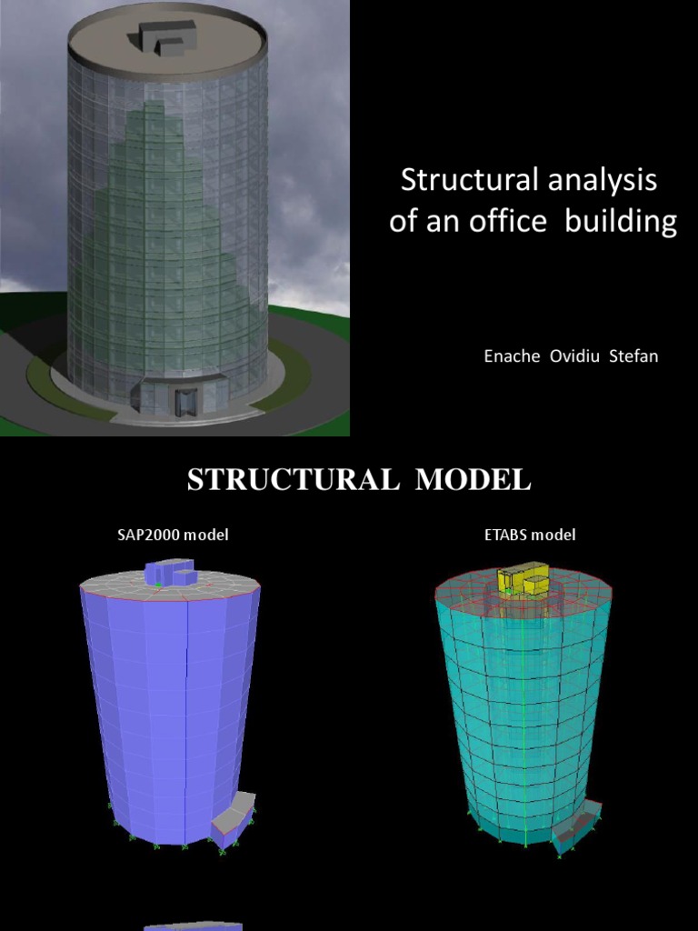 Structural Analysis of An Office Building: Enache Ovidiu Stefan | PDF
