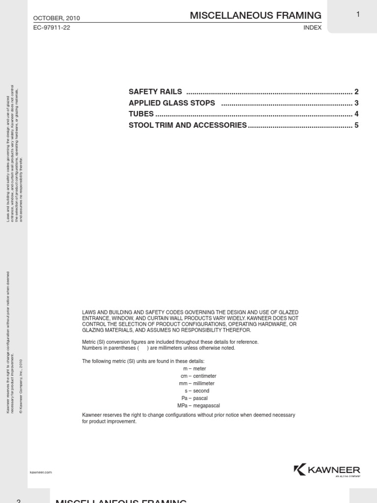 Miscellaneous Framing A | PDF | Window | Pascal (Unit)