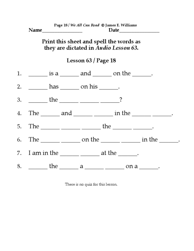 Lesson 63 PDF | PDF