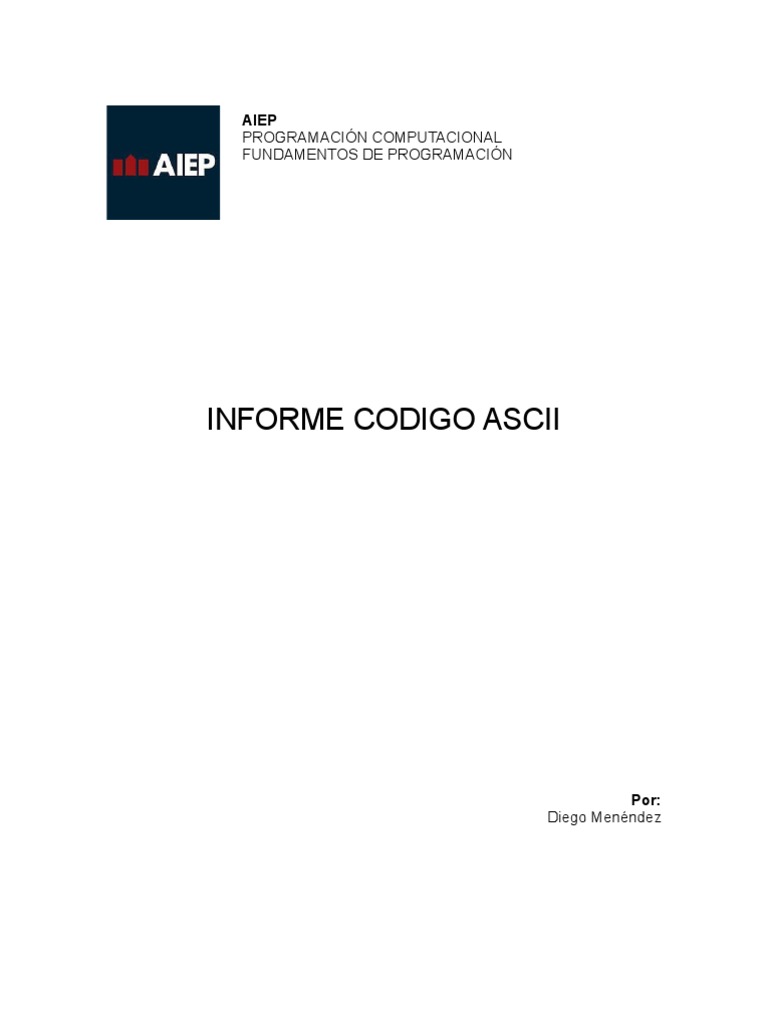 Introducción al Código ASCII en Informática | PDF | Ascii | Informática