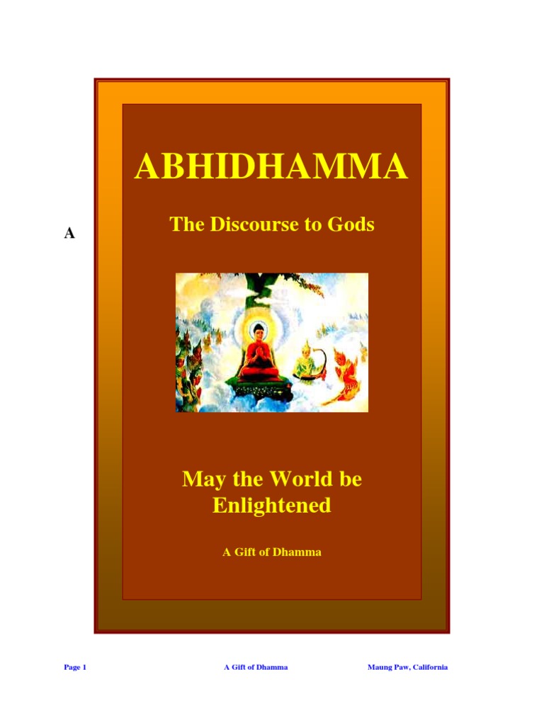 Abhidhamma Chapter 3 Buddhism | Gautama Buddha | Indian Religions