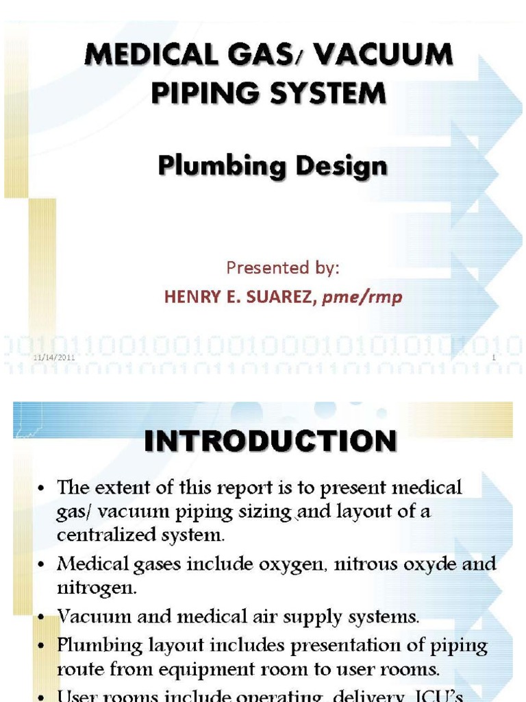 Medical Gas Vaccum Piping System | PDF