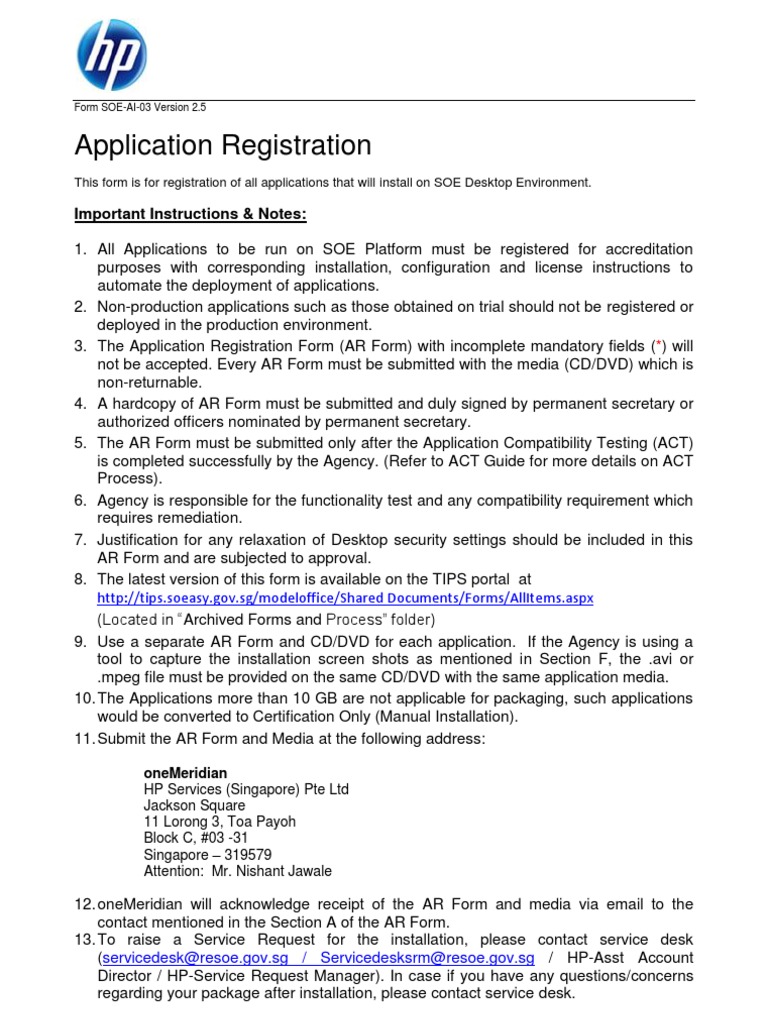 Application Registration Form V2.5 Docx (Compatible With MS Word 2007 ...