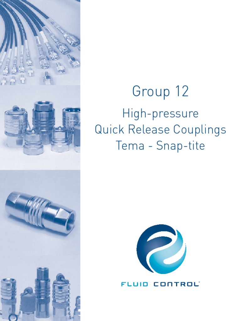 Group12 High Pressure Quick Release Couplings Tema Snap Tite | PDF ...