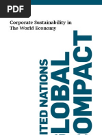 The Ten Principles of The UN Global Compact | PDF