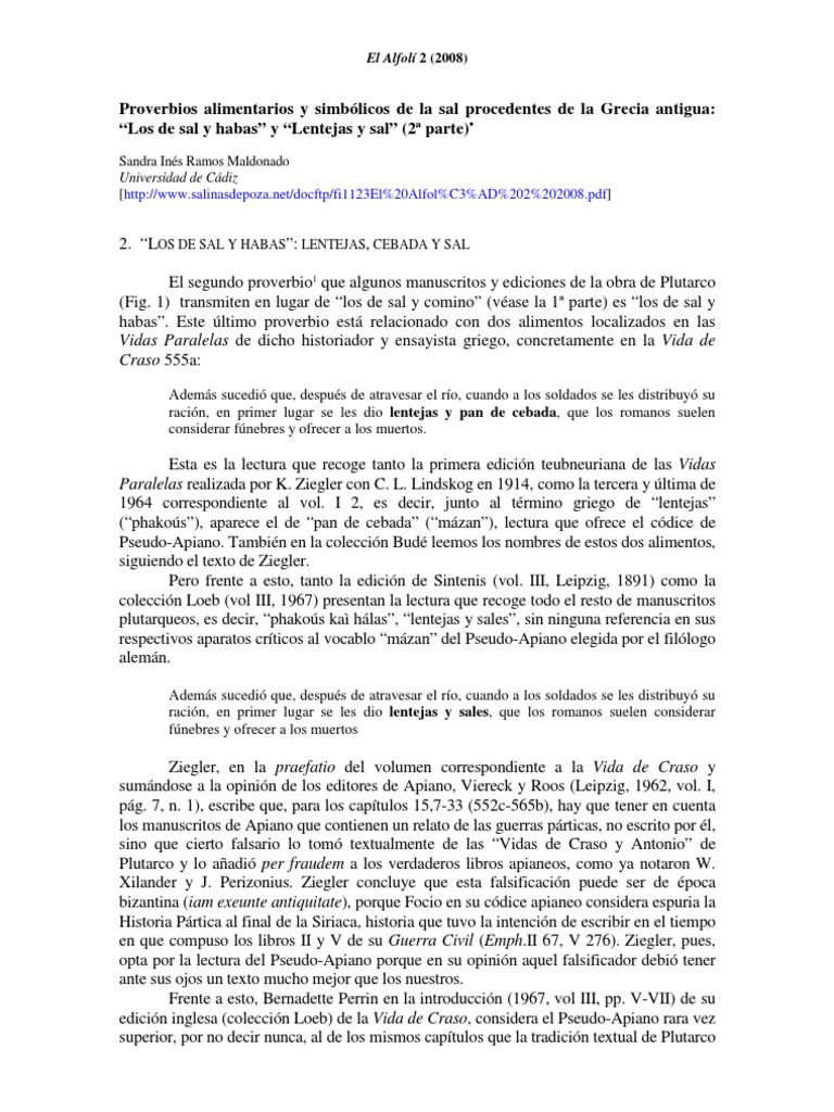 El Alfolí 2 (2008) | PDF | Plutarco | sal